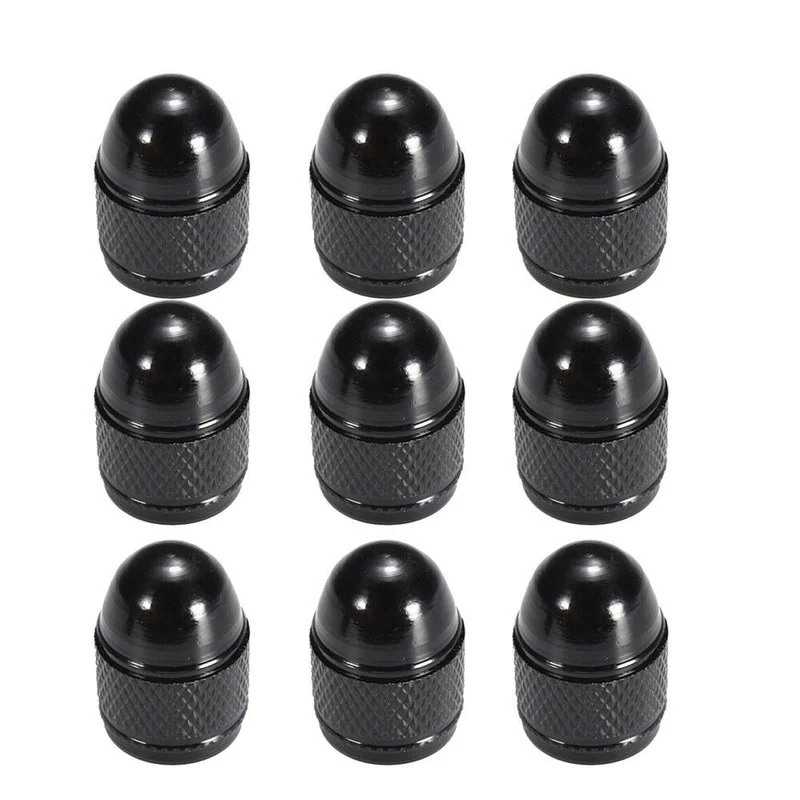 Speed Daddy SDD-VCAPRT108BK 4-Pack Black Aluminum Bullet Valve Stem ...