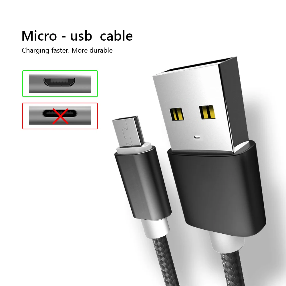 CBAOOO 1 м 2 м 3 м Micro USB кабель для зарядки кабель для мобильного ...