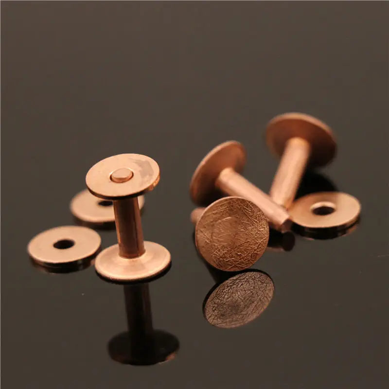 High quality Copper rivets & burrs 1/2" leather craft belt luggage ...