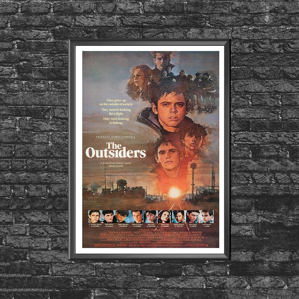 The Outsiders 1983 Poster