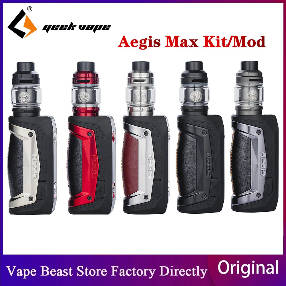 Original Geekvape Aegis Max TC Mod / Kit with Z Subohm Tank Max 100W ...
