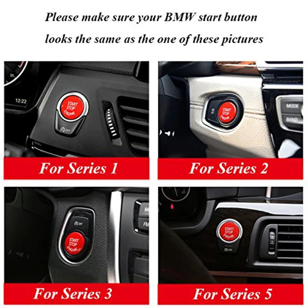Start Stop Button Push Button Ignition Switch for BMW 1 2 3 4 5 6 7 ...