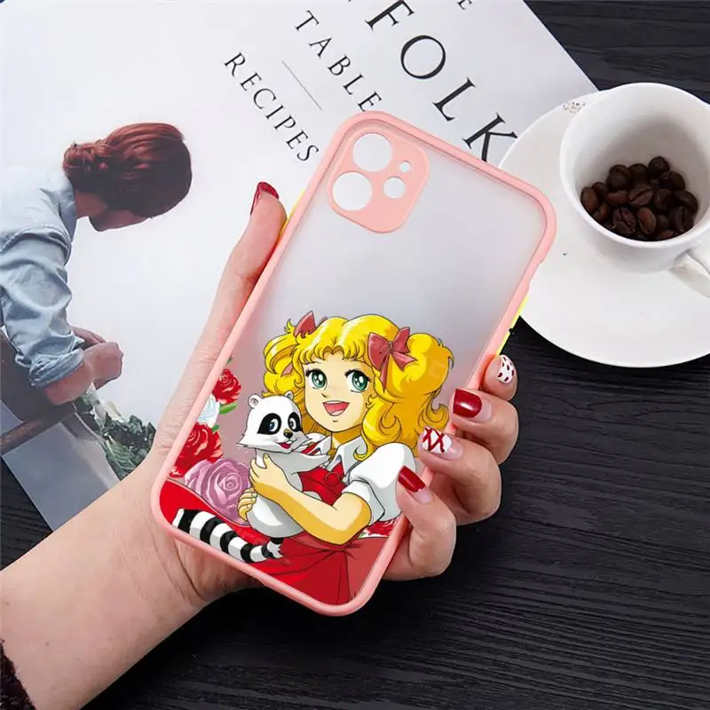 INS Cartoon Anime Girl Phone Case For iPhone 13 Pro MAX 12 11 XS X XR ...