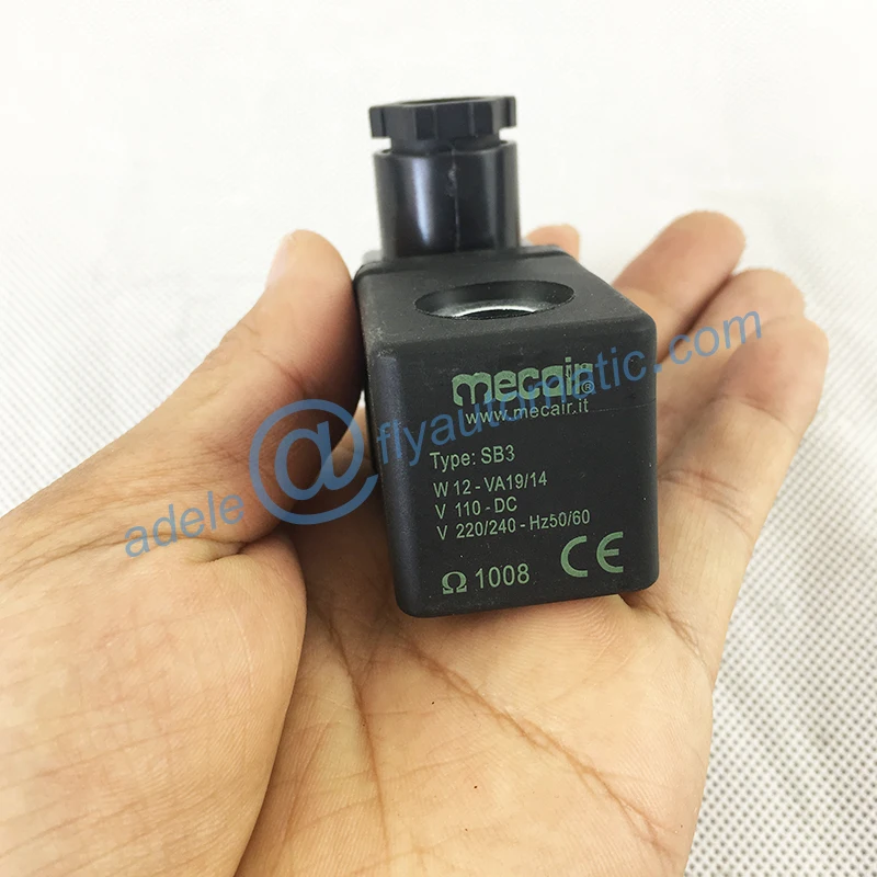 SB3-Mecair-pulse-valve-Electromagnetic-Induction-Coil-W12-VA19-14 ...