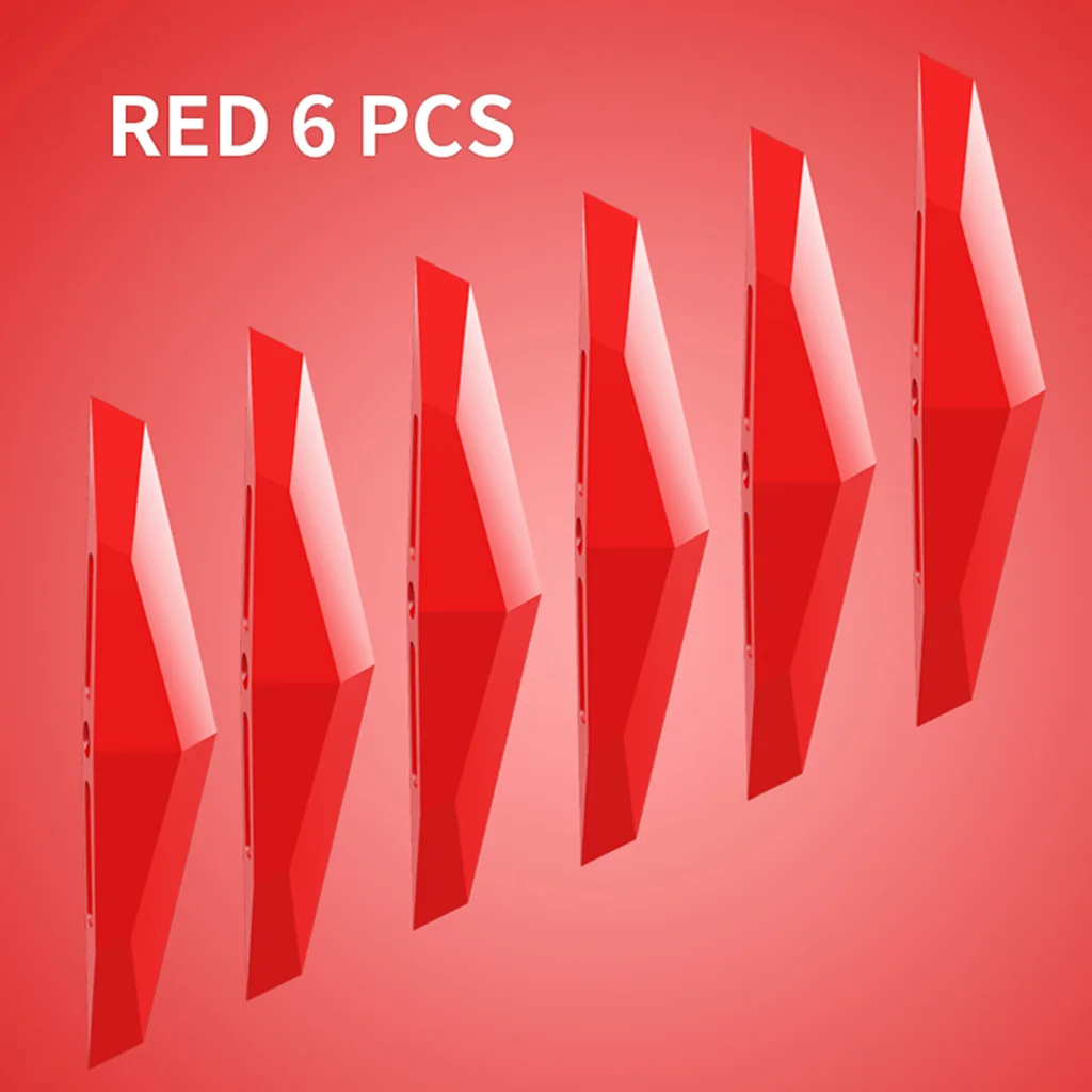6pcs Red Car Door Edge Corner Protection Rubber Strip Anti-Rub ...