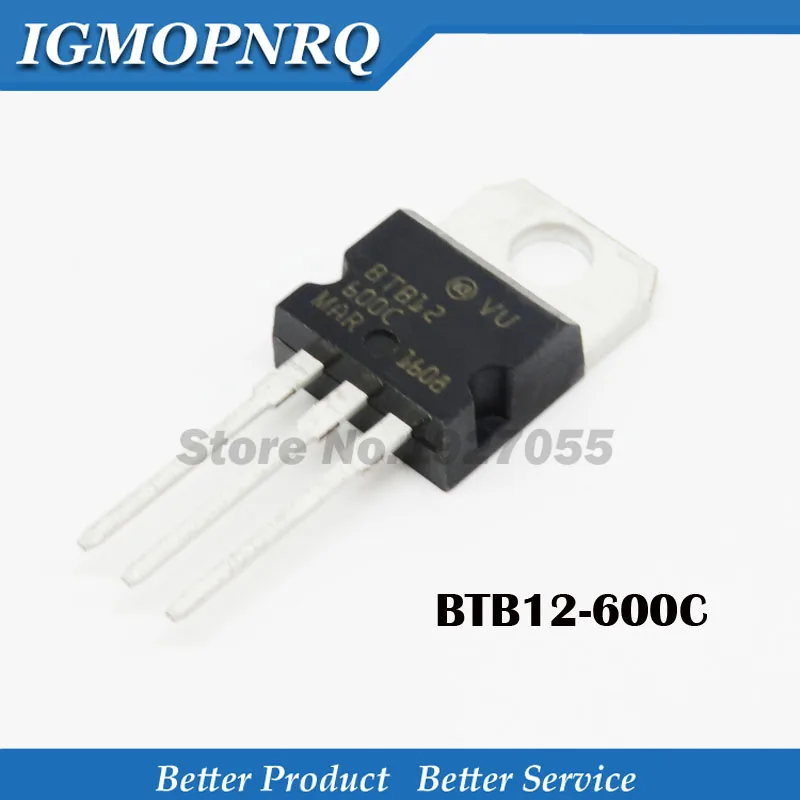 10pcs BTB04 600SL BTB06 600C TO 220 BTB10 800BW BTB12 600C BTB12 600B BTB16 600B BTB16 800B ...