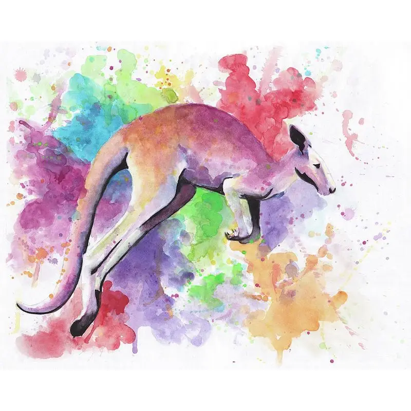 Kangaroo Painting