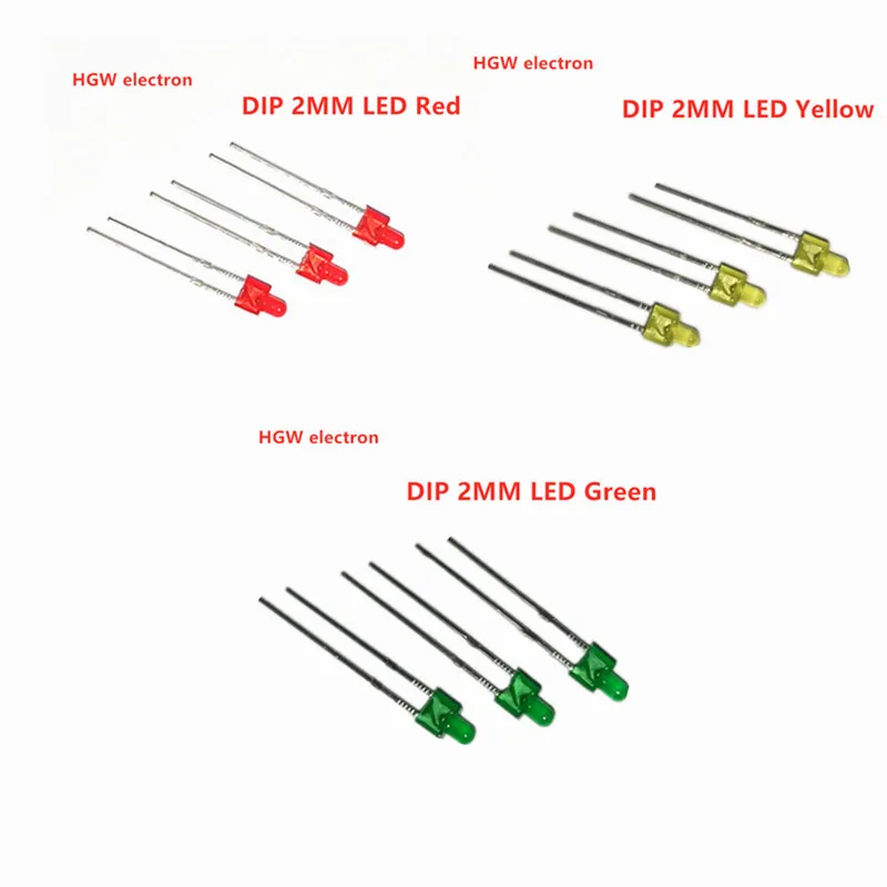100pcs-2MM-LED-DIP-Tower-LED-Diode-Lamp-2MM-Red-Green-Yellow-Indicator ...