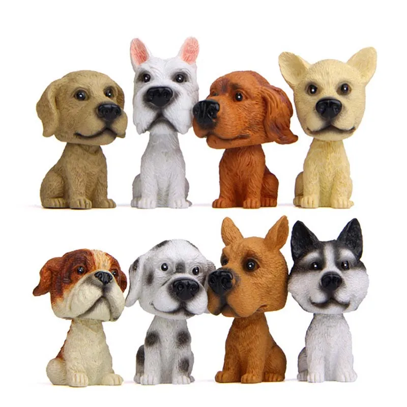 Dog Puppy Figures Doll | Decor Accessories | Figurines Toys | Sway Dog ...