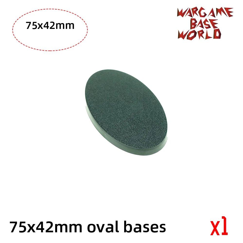 wargame base world -75 x 42mm oval bases for Warhammer - AliExpress