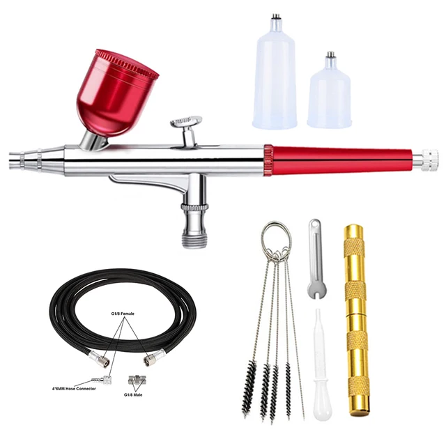 Ac 131 Kettős Akció Vörös Airbrush Toll Tömlő Spray -Art Festés ...