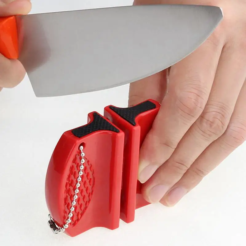 1 Pcs Portable Knife Sharpener Two stage Butterfly Sharpener Kitchen ...