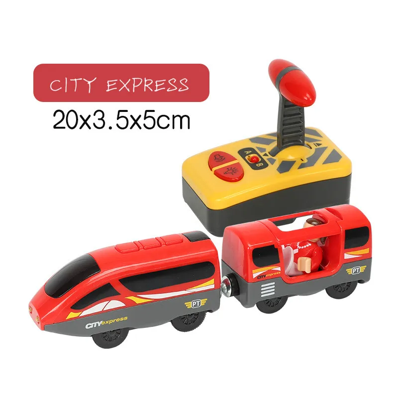 Samohtoy City Express Train Remote Control Electric Train Toy Magnetic ...