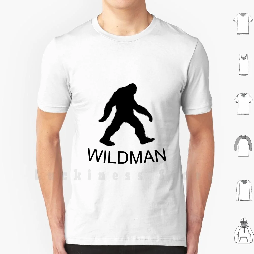Wildman-T-Shirt-Cotton-Men-DIY-Print-Bigfoot-Life-Is-Good-Sasquatch ...