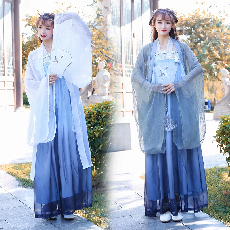 Chinese Traditional Hanfu Fairy Dress Ancient Han Dynasty Princess ...