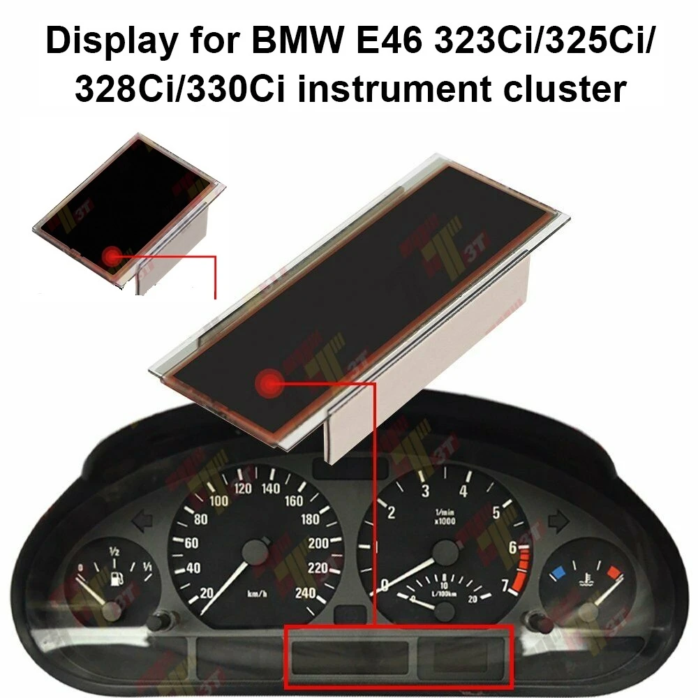 Dashaboard Lcd Display For Bmw E46 323ci 325ci 328ci Instrument Cluster ...