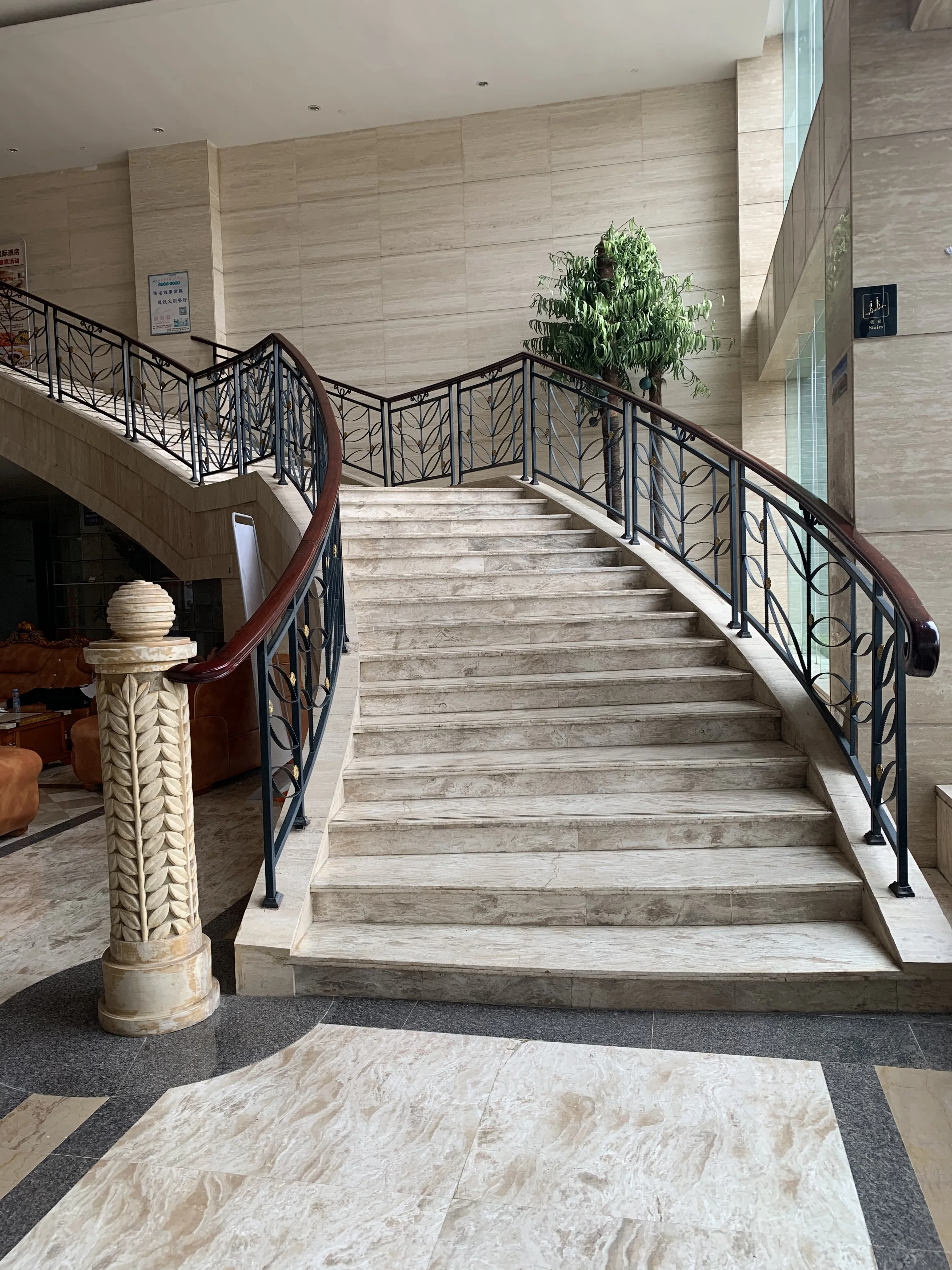 Customized hot dip galvanized iron Steel Balustrade / terrace ...