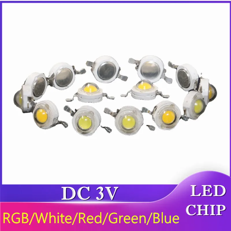 10pcs Full Watt 1w 3w 5w High Power Led Module Lamp Bulb 3v Diodes Smd ...