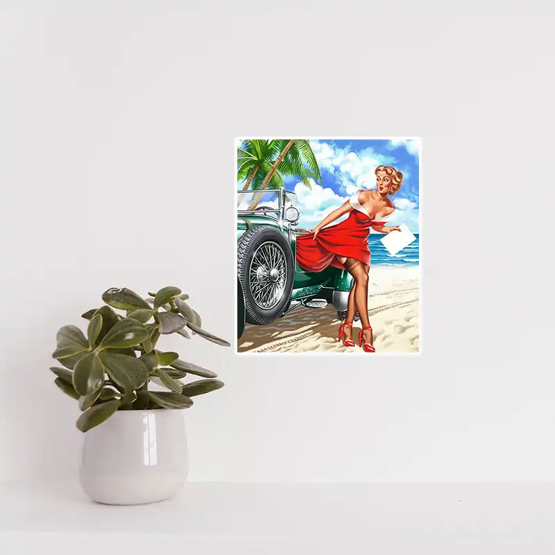 Three Ratels USSR CCCP Vintage Soviet Russian Pin Up Beauty sexy Girls ...