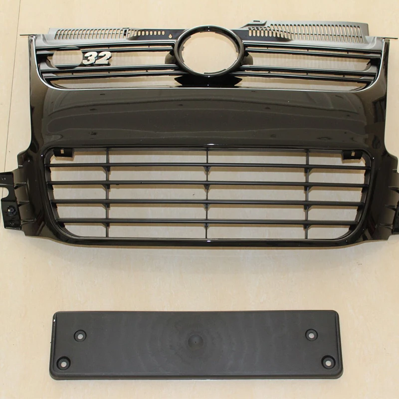Front-Racing-Engine-Grill-para-Volkswagen-Black-Bumper-Acess-rios-de ...