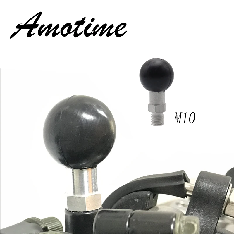 1" Ball Base M10 X 1.25 Male Thread Mount | Motorcycle Motorbike For ...