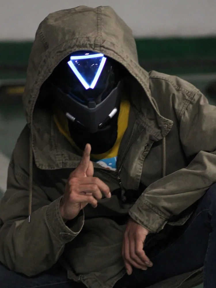 Overwatch Ana Shrike Halloween Cosplay Mask - AllCosplay.com