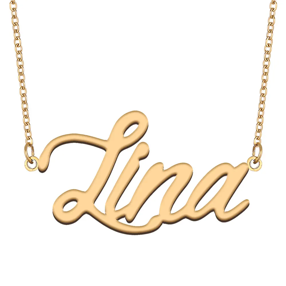 Lina-Name-Necklace-for-Women-Stainless-Steel-Jewelry-Gold-Plated ...