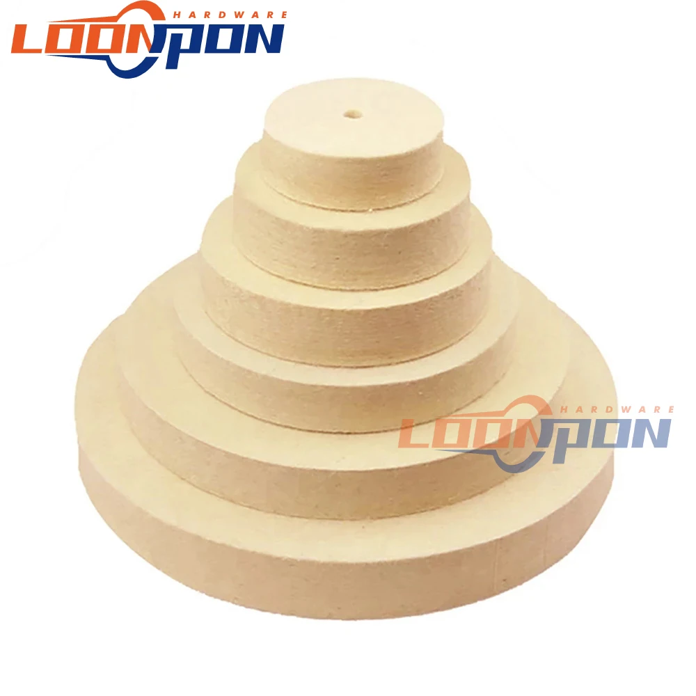 75 300mm Wool Felt Buffing Polishing Wheel Grinding Head Jade Metal ...