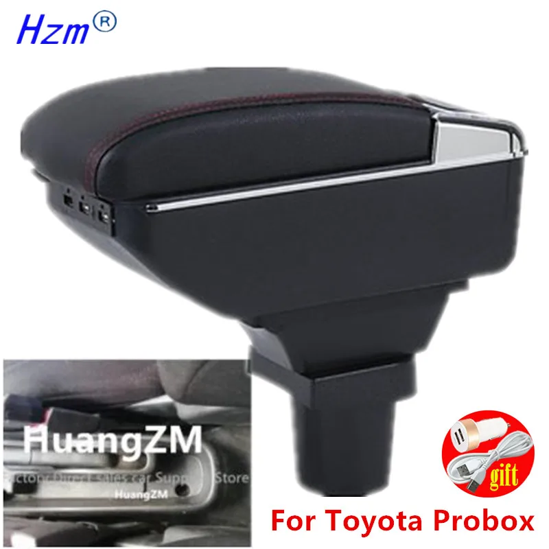 For Toyota Probox Armrest box For Toyota Probox Car Armrest Box Storage ...