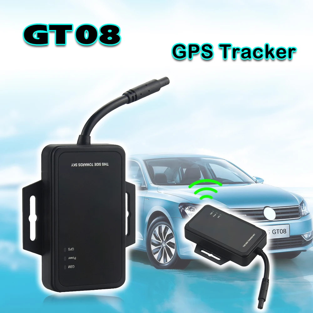 GT08 rastreador GPS con batería integrada para vehículo, localizador ...