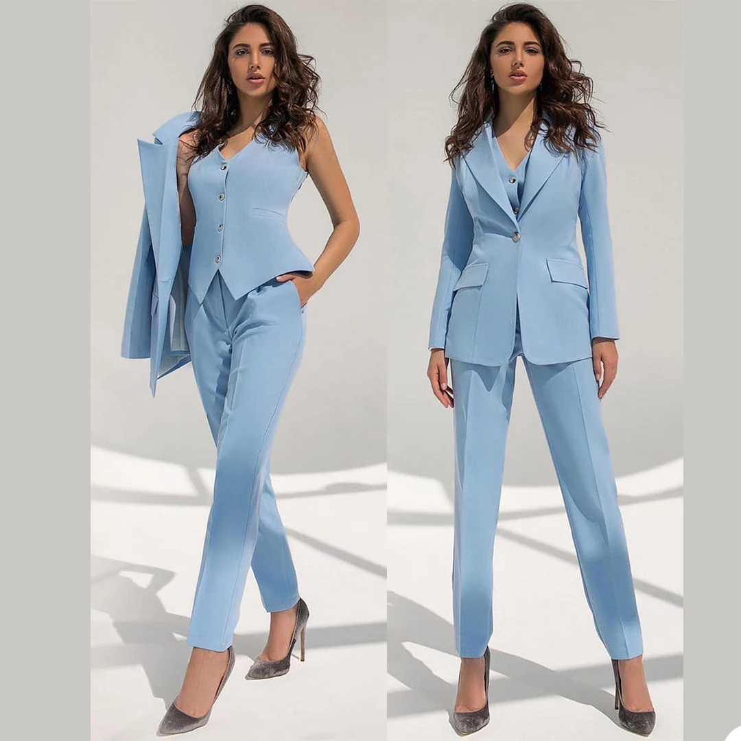 Conjunto-de-jaqueta-e-cal-as-tesco-blazer-feminino-terno-de-colete-azul ...