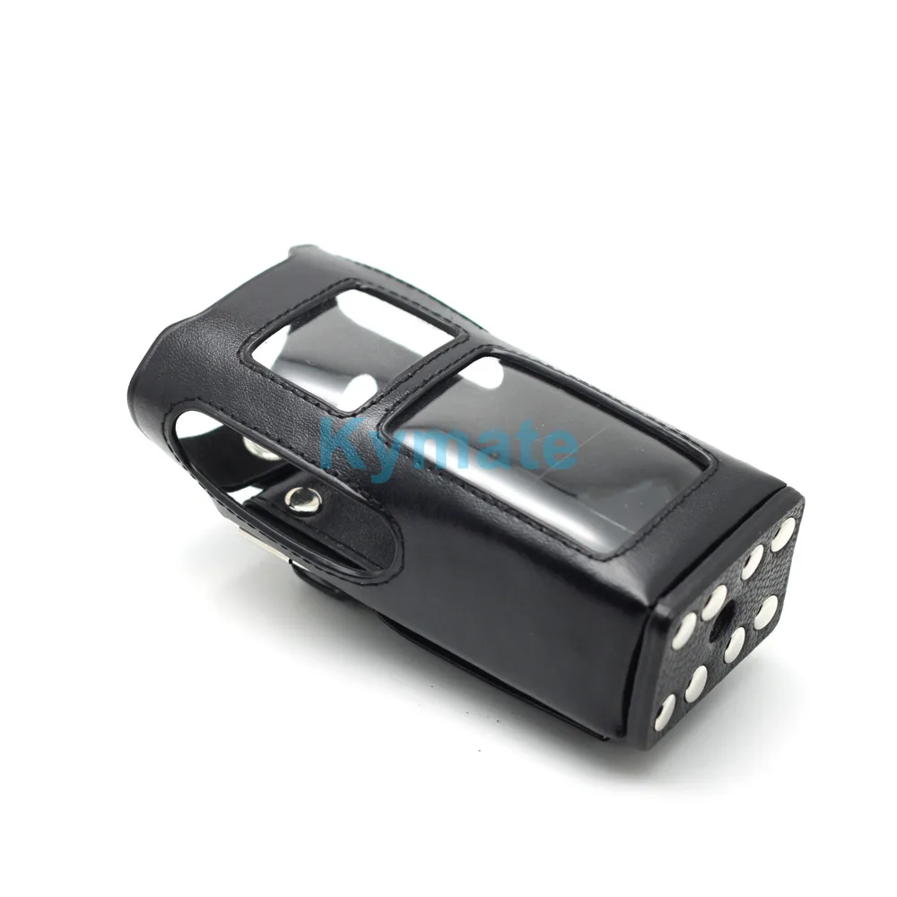 Leather Protective Sleeve Shoulder Bag Hard Holster Case For Hytera Hyt ...