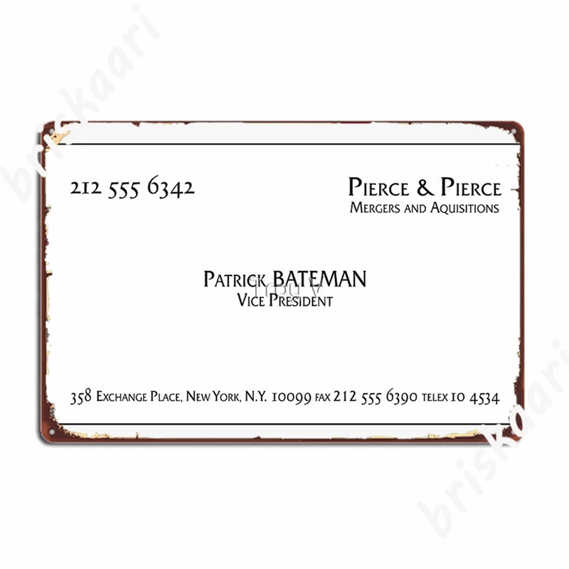 Patrick Bateman Business Card Gif