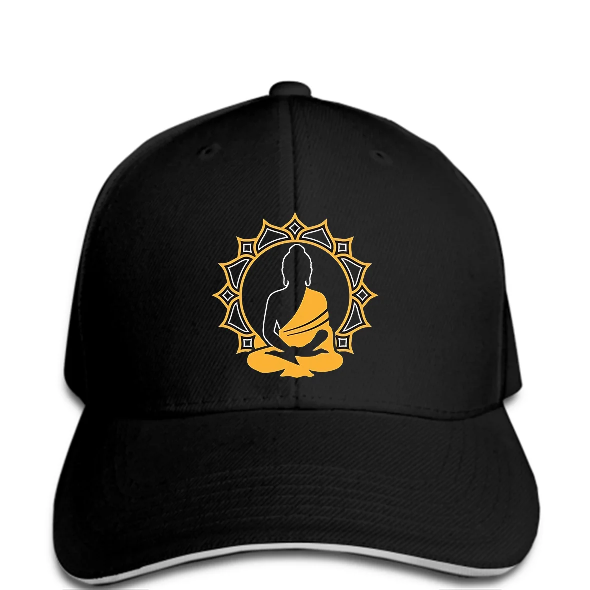 Men Baseball cap Buddha Lotus Flower Logo Spiritual Chakra Yoga Zen ...