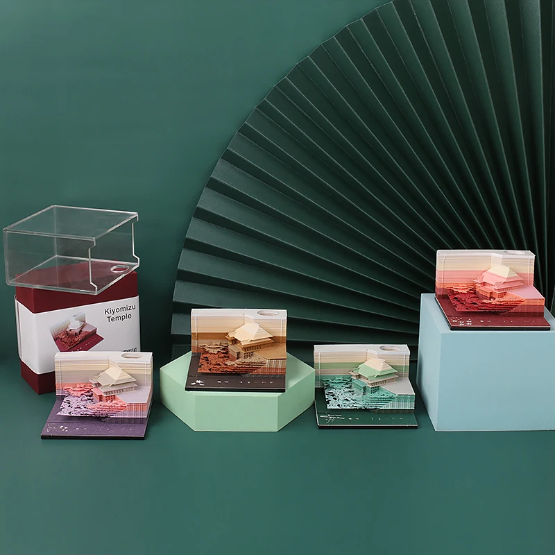 Omoshiroi-Paper-Art-Building-Block-Memo-Notes-Pads-Convenience-Stickers ...