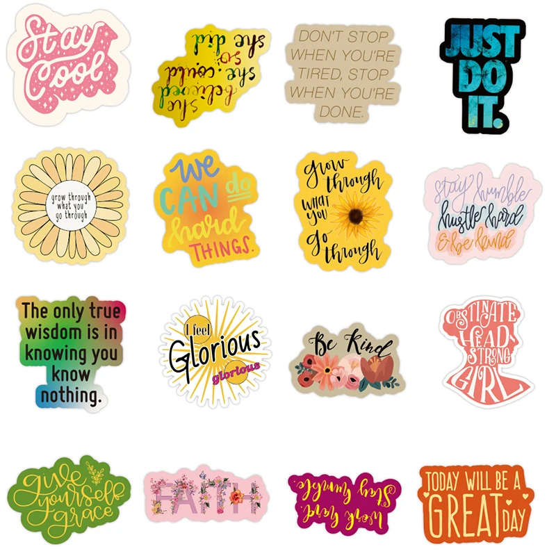 Stickers Saying Life
