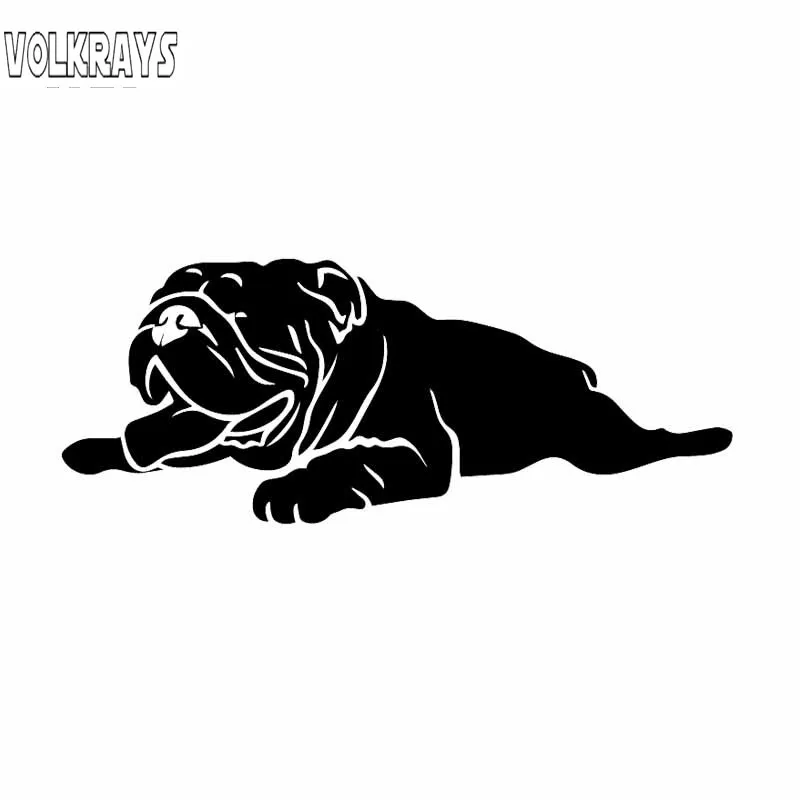 Bulldog Vinyl Decal Sticker Craft Supplies & Tools Papercraft Paper ...