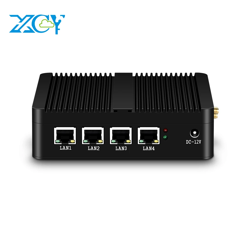 XCY-Industrial-Computer-mini-pc-J4125-Fanless-Intel-Celeron-J1900 ...
