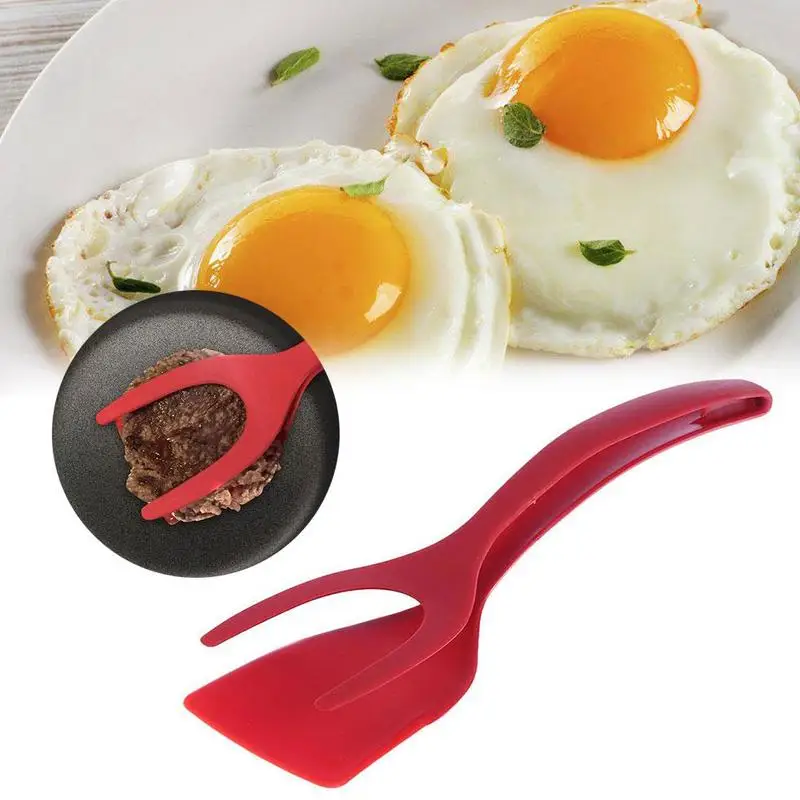1Pcs-Silicone-Flip-Egg-Tools-2-in-1-Fried-Egg-Pancake-Toast-Spatula-For ...