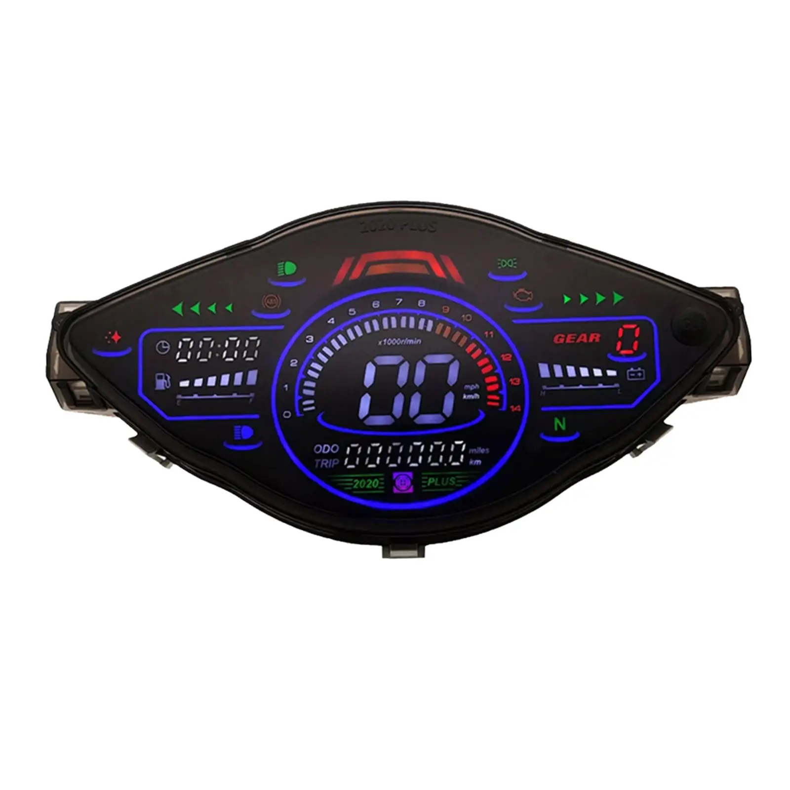 Waterproof Digital rcycle Speedometer LCD Display Odometer Tachometer ...