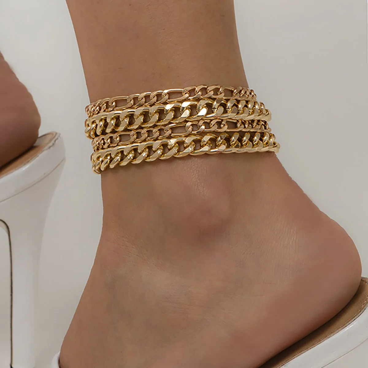 Multilayer-Gold-Color-Metal-Anklet-Set-Women-s-2022-Vintage-Barefoot-Sandals-Summer-Bracelets ...