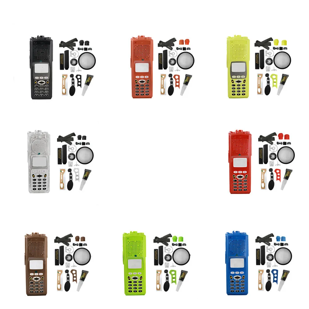 7 Colors Walkie Talkie Full Keypad Keyboard Repair Case Cover Housing ...
