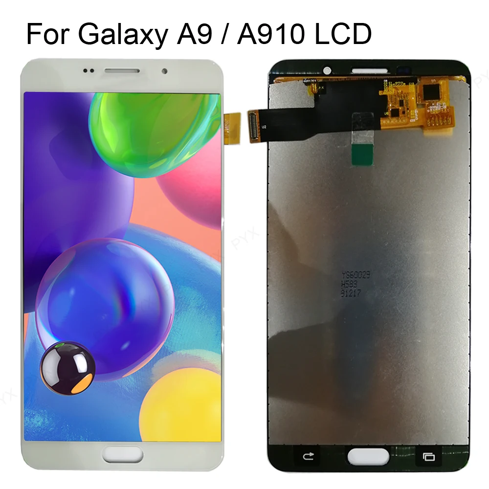 100-Tested-A910-Lcd-For-SAMSUNG-GALAXY-A9-Pro-LCD-2016-A910-A9100-A910F ...