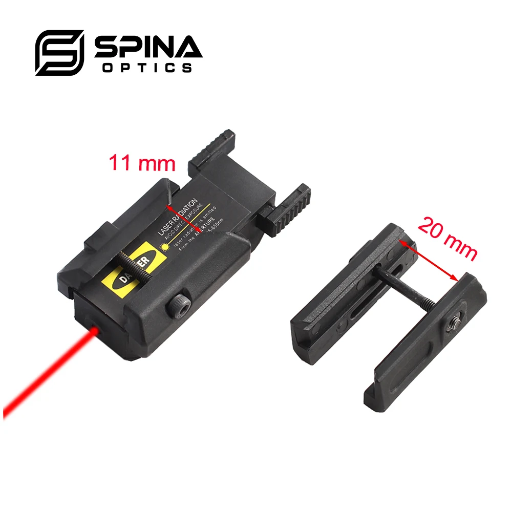 SPINA niskoprofilowy pistolet celownik laserowy taktyczny wskaźnik ...