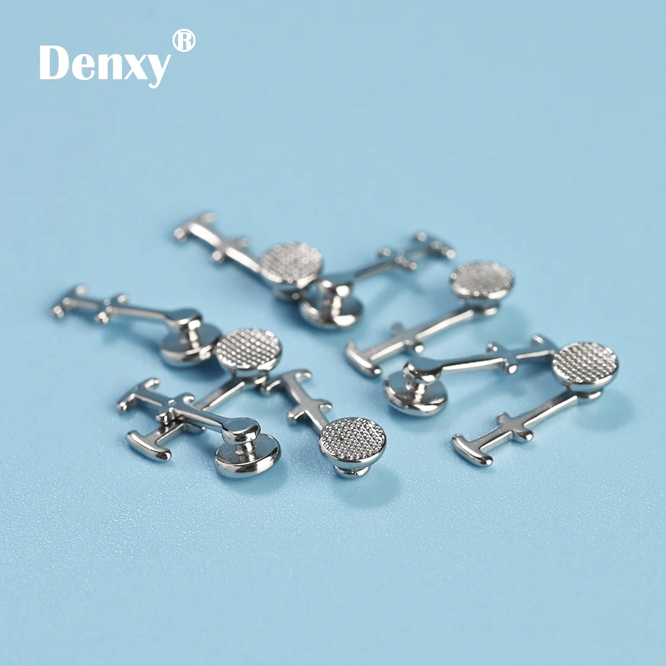 Denxy-10pcs-Hot-Sales-Dental-Orthodontic-Lingual-button-Lingual-Attachments-multi-hook-monoblock ...