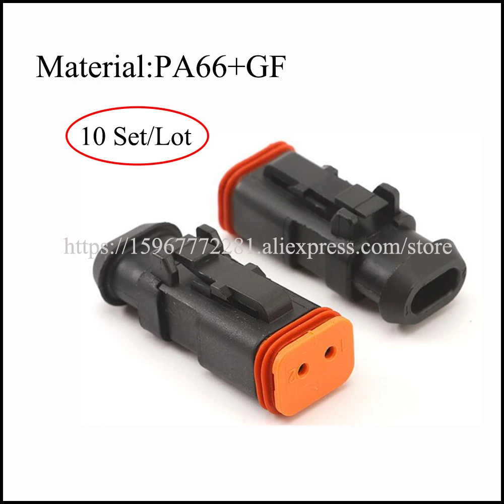 Dt06-2s-ep11 Pa66+gf Gray New Energy Car Male Connector Cable Terminal ...