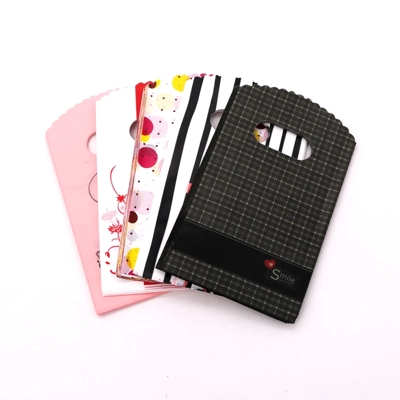 Multi Designs Small Plastic Bag 9x15cm | Packaging Jewelry Plastic Logo ...