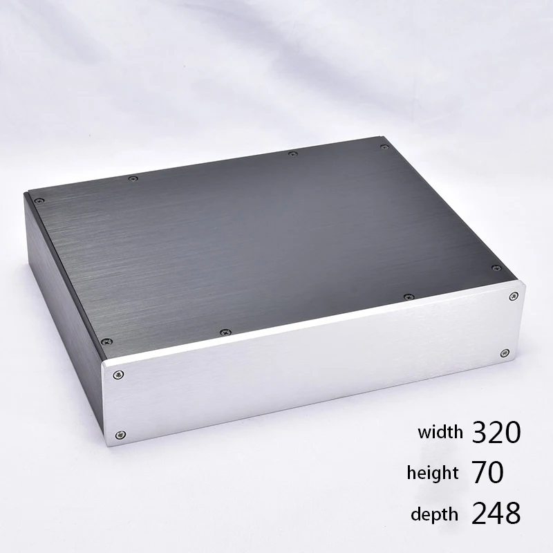 KYYSLB 320*70*248mm 3207 All Aluminum Amplifier Chassis DIY Box Pre ...