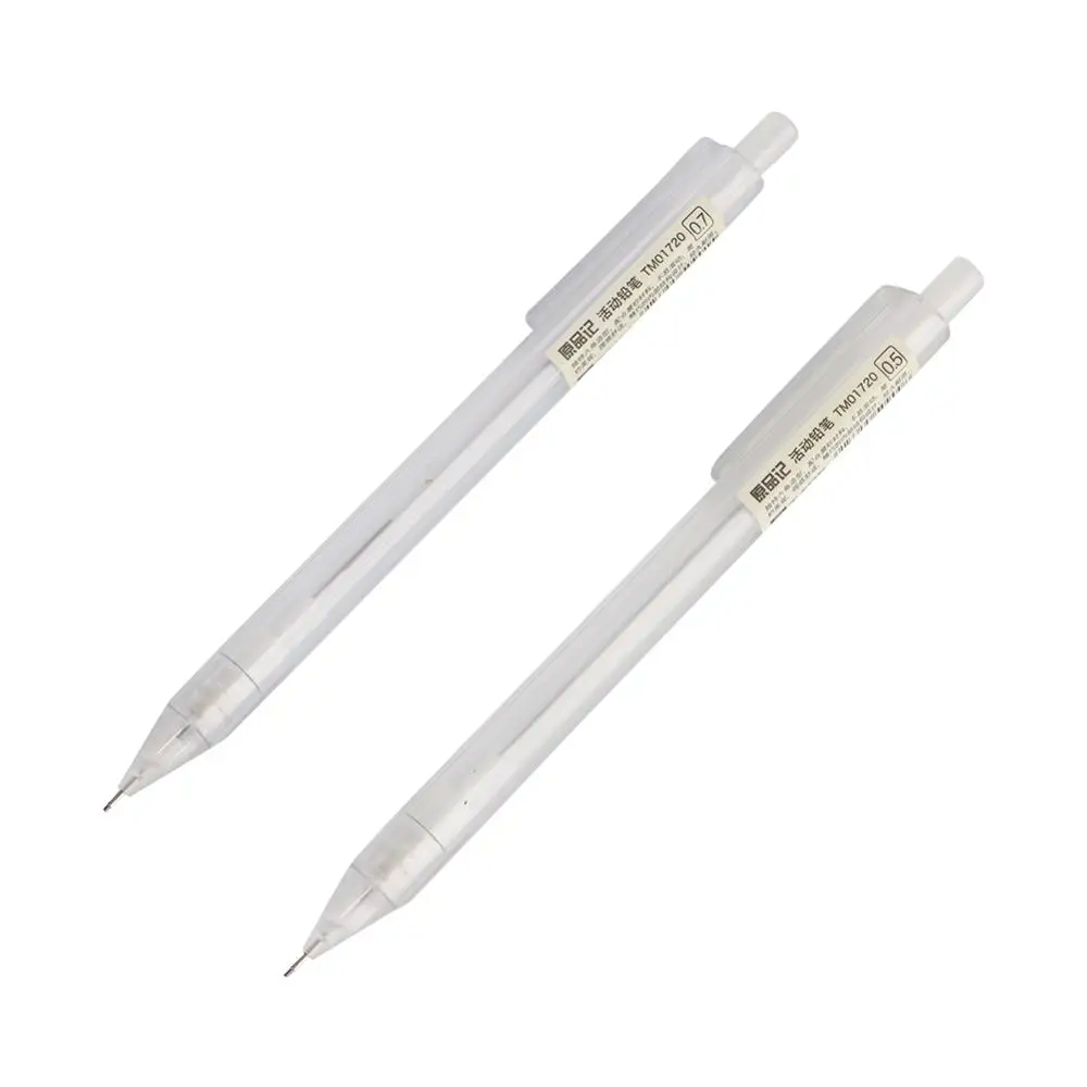 0.5mm 0.7mm Lead Plastic Transparent Mechanical Pencil Automatic Pencil ...