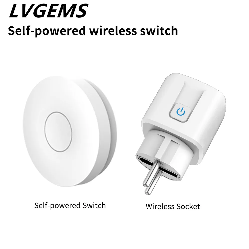 Switch Socket Eu Plug Wireless Remote Control on Off Power Socket Works ...